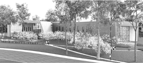 Fairfield Library Construction Progress - Burgess Snyder